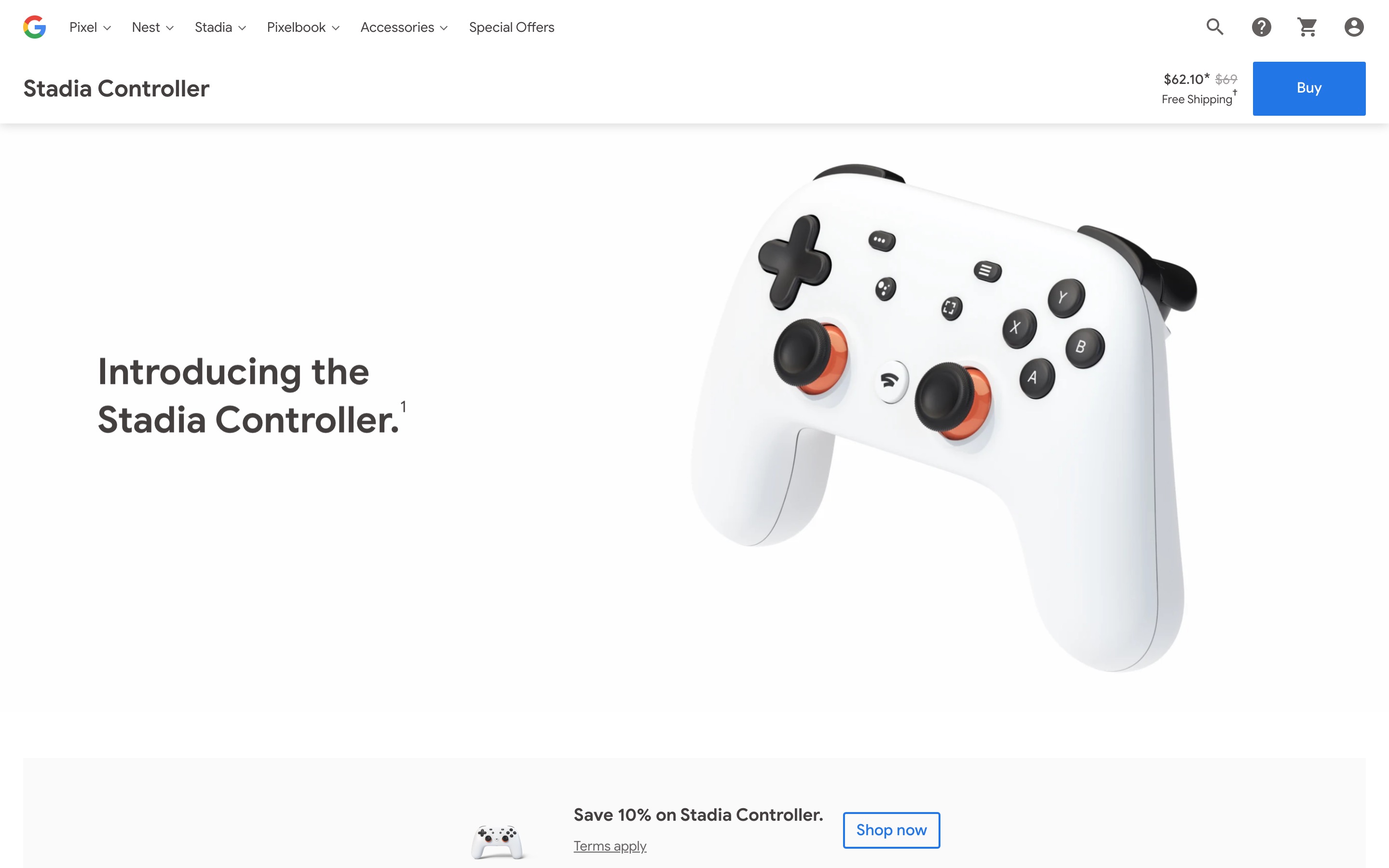 Stadia Controller gets first-ever Google Store discount - 9to5Google