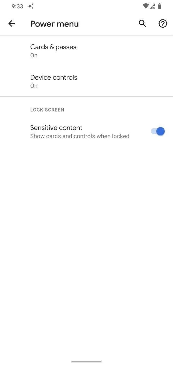 Android 11 'Power Menu' settings shown off in screenshots - 9to5Google