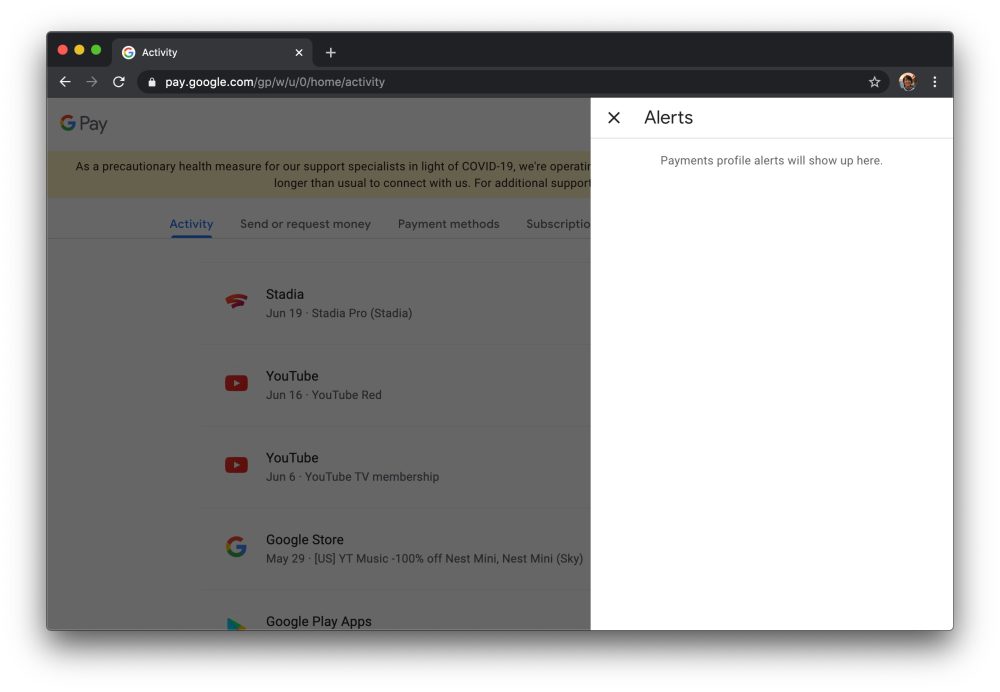 Clean Google Pay web redesign drops sidebar for tabs - 9to5Google