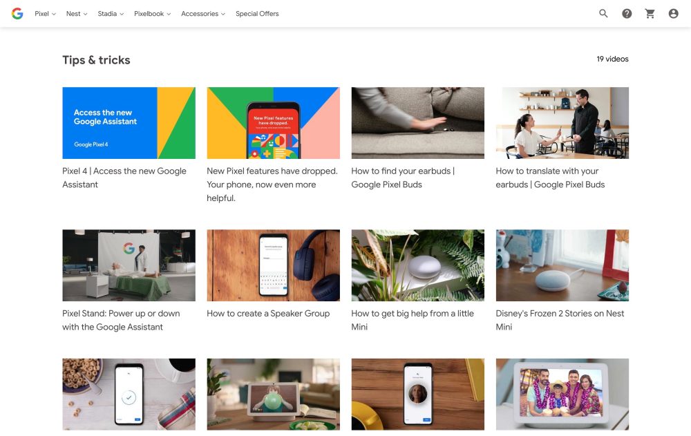 Google Store adds 'Videos' page for Tricks, How-tos - 9to5Google