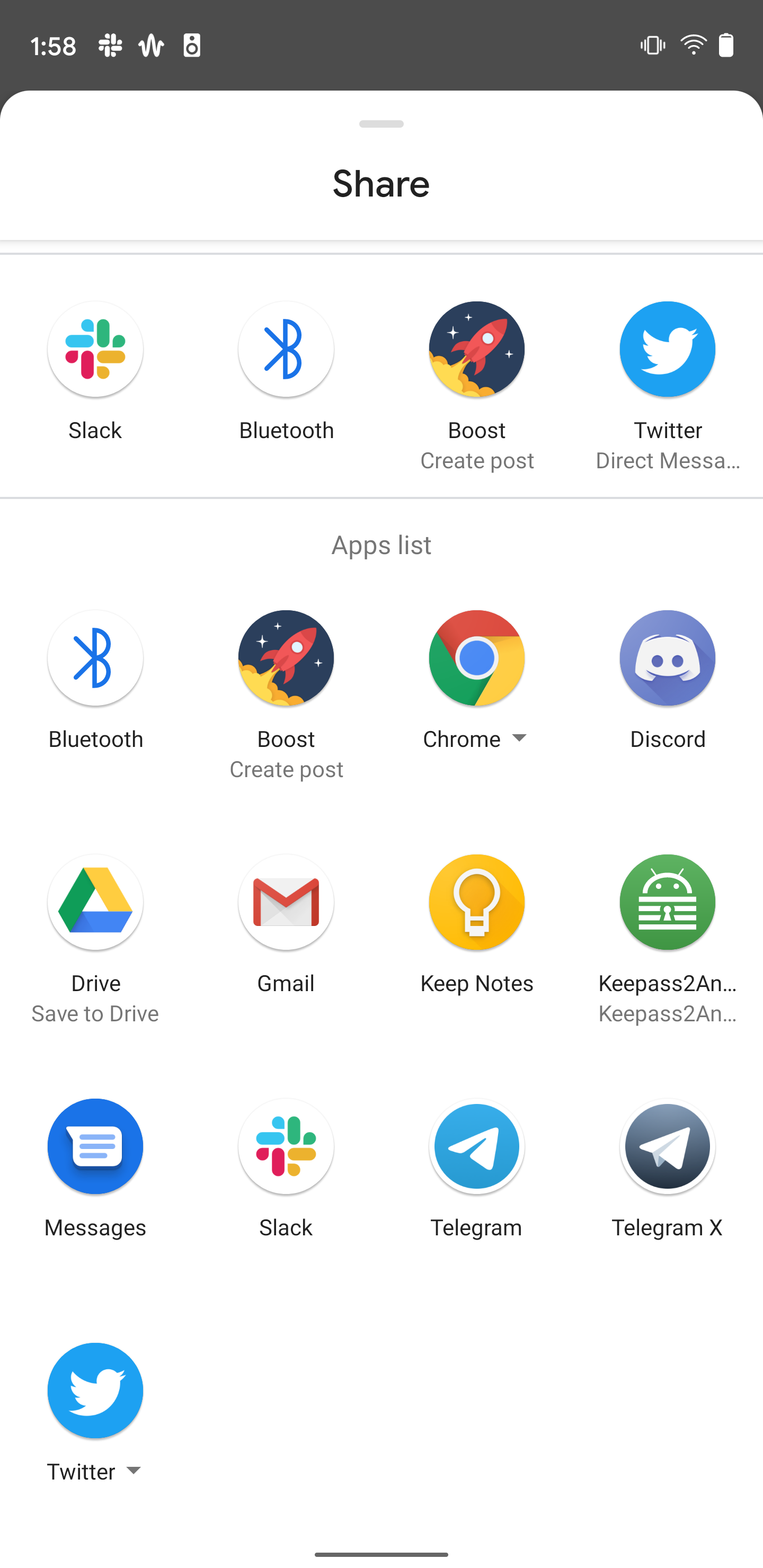 Android 11: Share sheet groups share targets by app - 9to5Google
