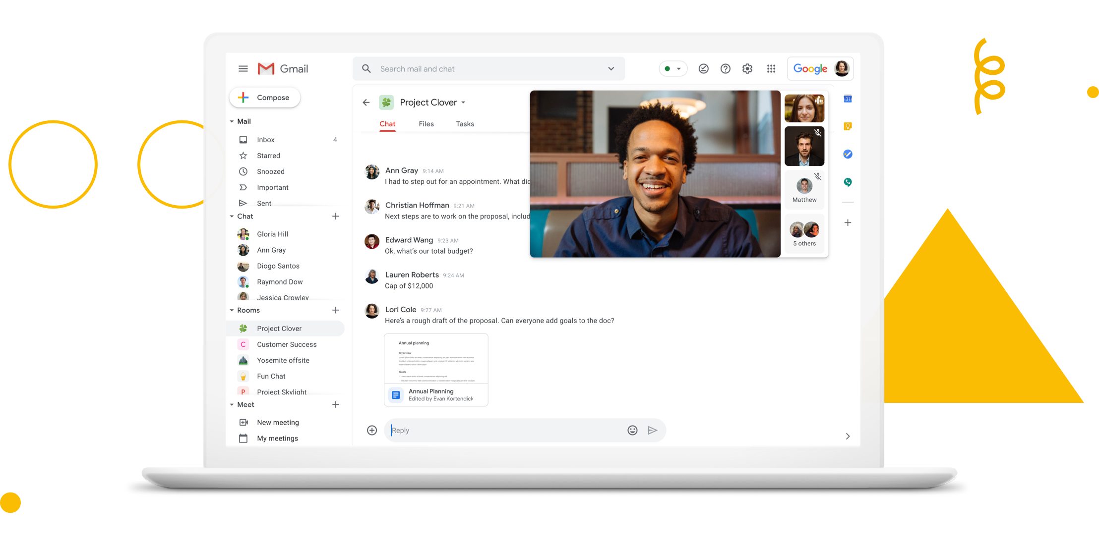 New Gmail with Google Chat tabs rolling out, how to turn on - 9to5Google