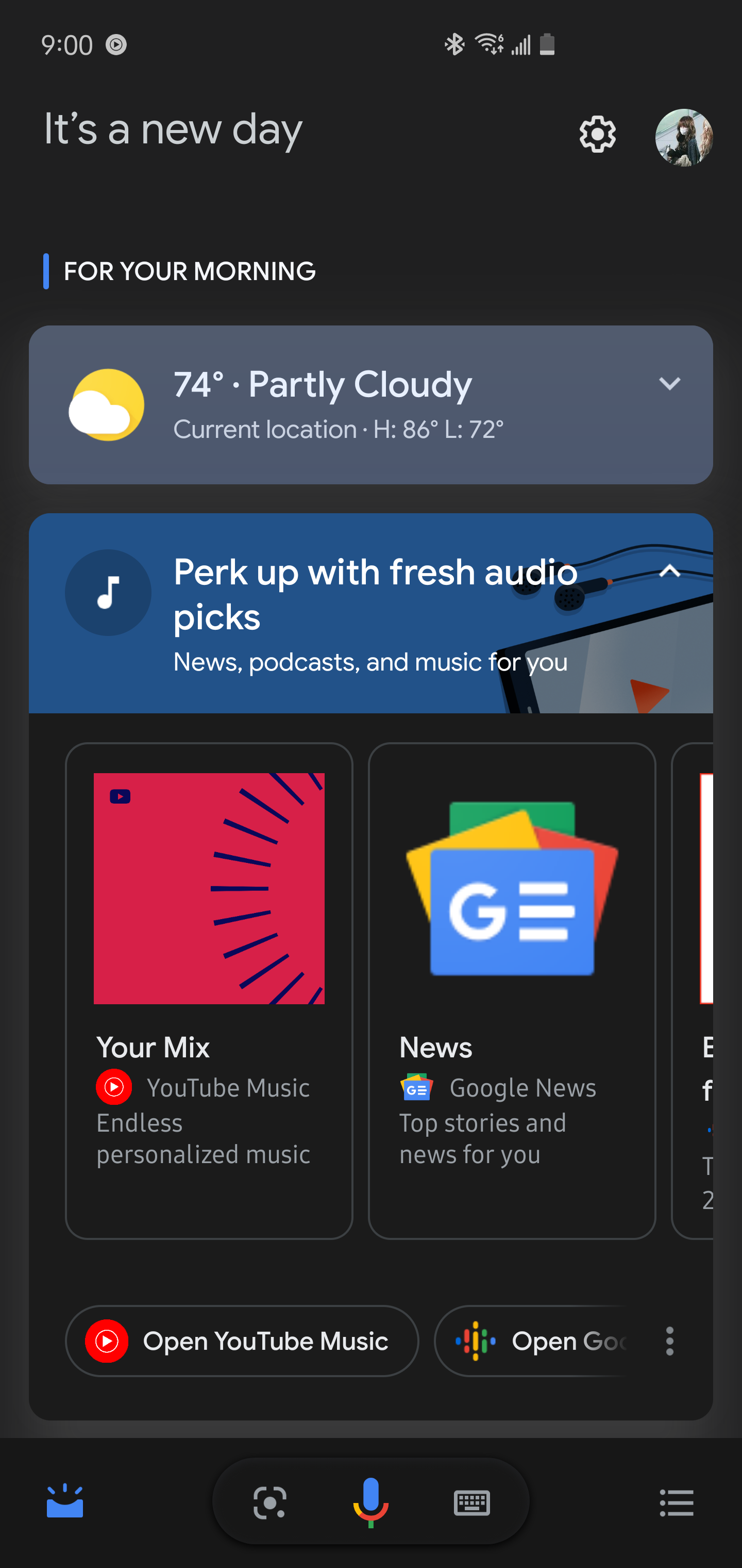Google Assistant Snapshot offering YouTube Music playlists - 9to5Google