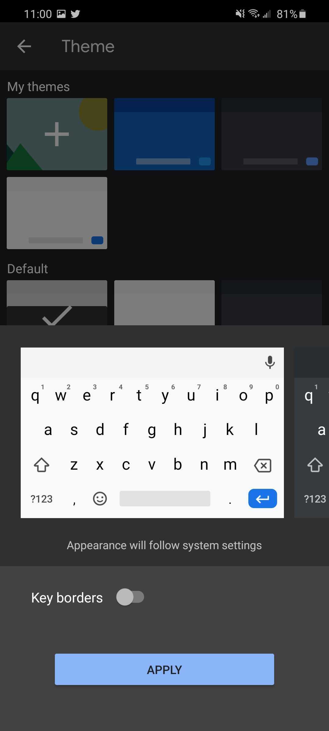 Gboard rolling out 'System Auto' theme in beta - 9to5Google