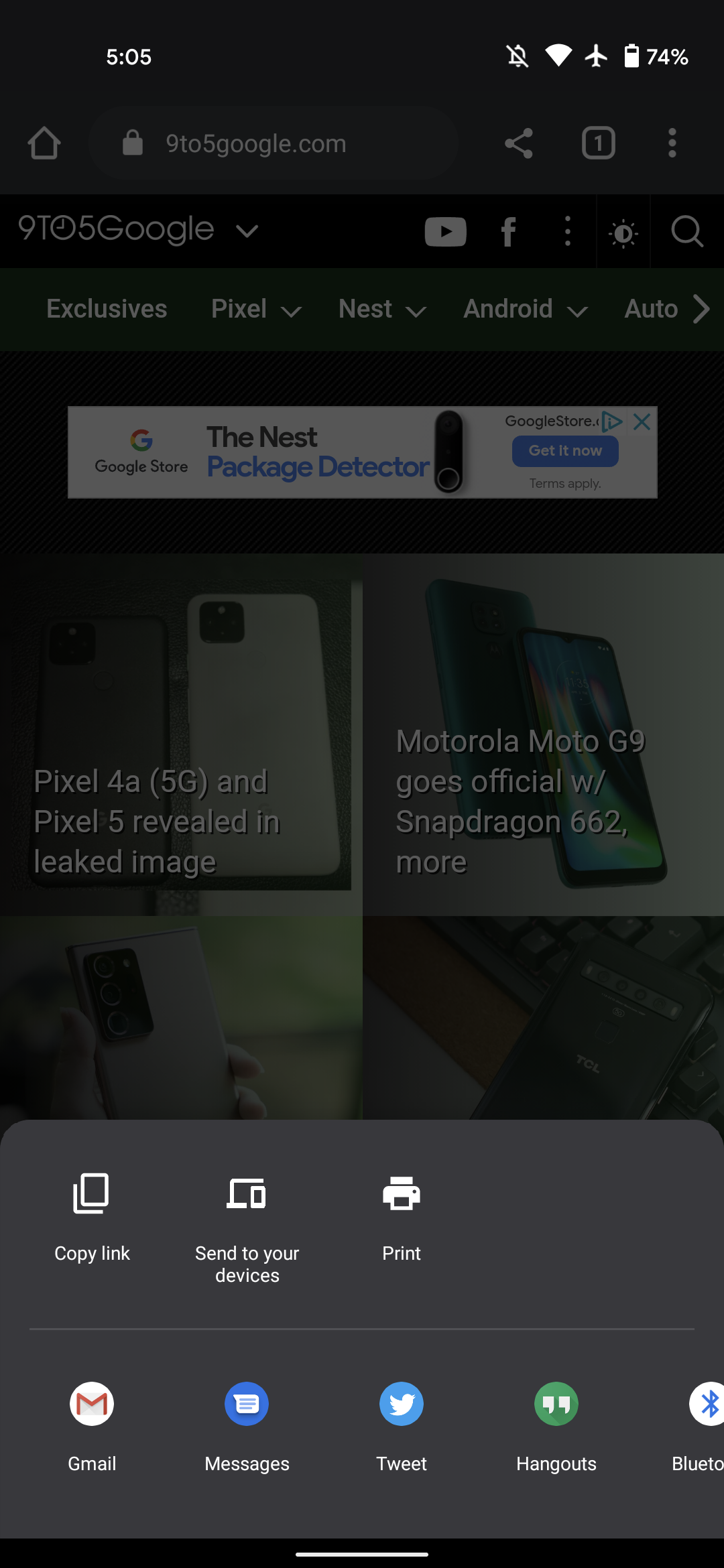 Chrome 85 for Android adds share menu, desktop QR codes - 9to5Google