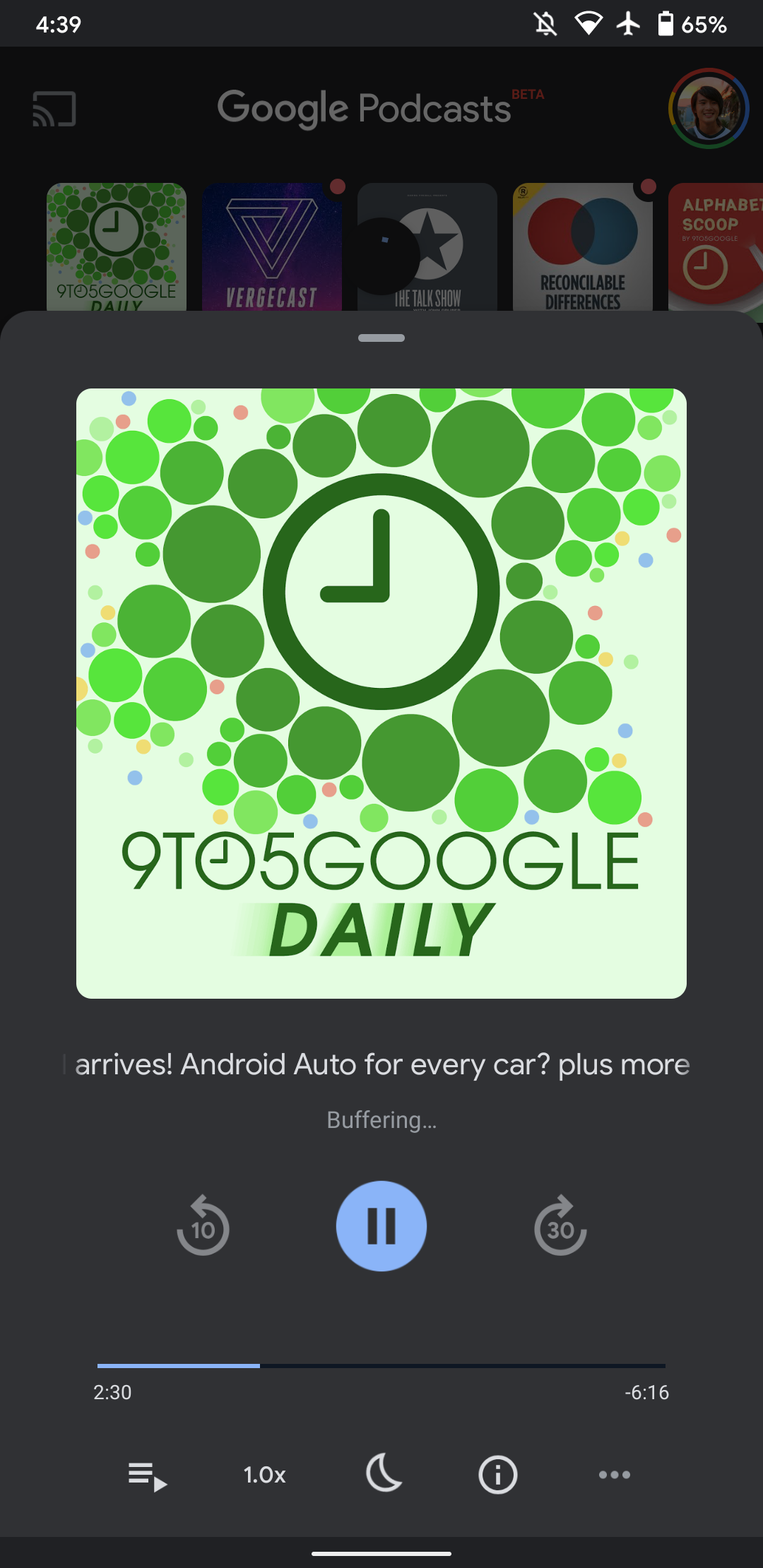 Google Podcasts for Android adds Cast button to Now Playing screen ...