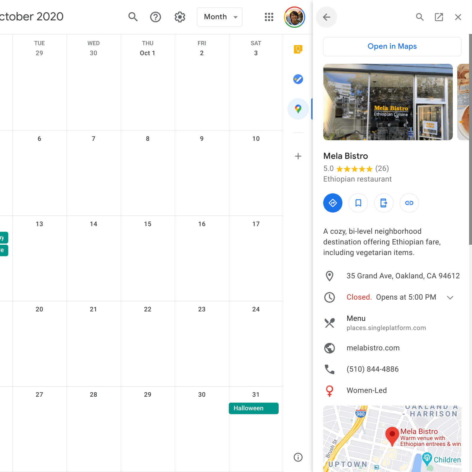 Google Calendar side panel adds Google Maps add-on - 9to5Google