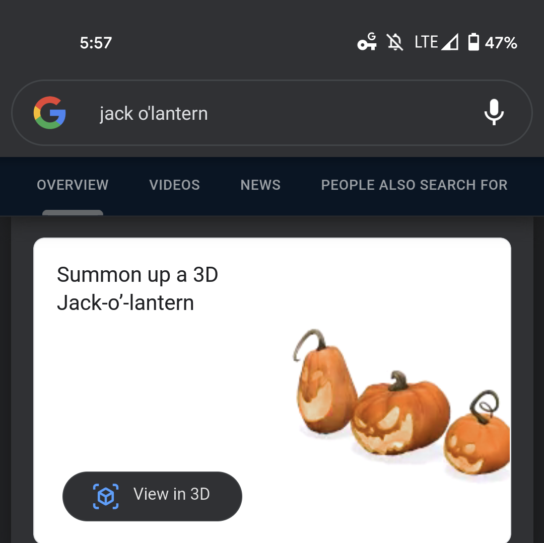 Google 3D Animals for Halloween: Black cat, human skeleton - 9to5Google