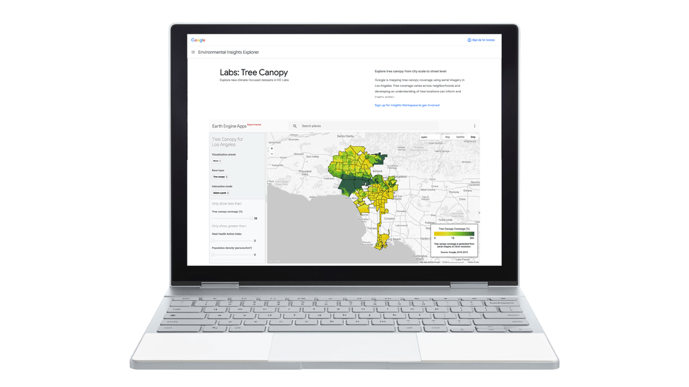 Google launches Tree Canopy Lab, starting in Los Angeles - 9to5Google