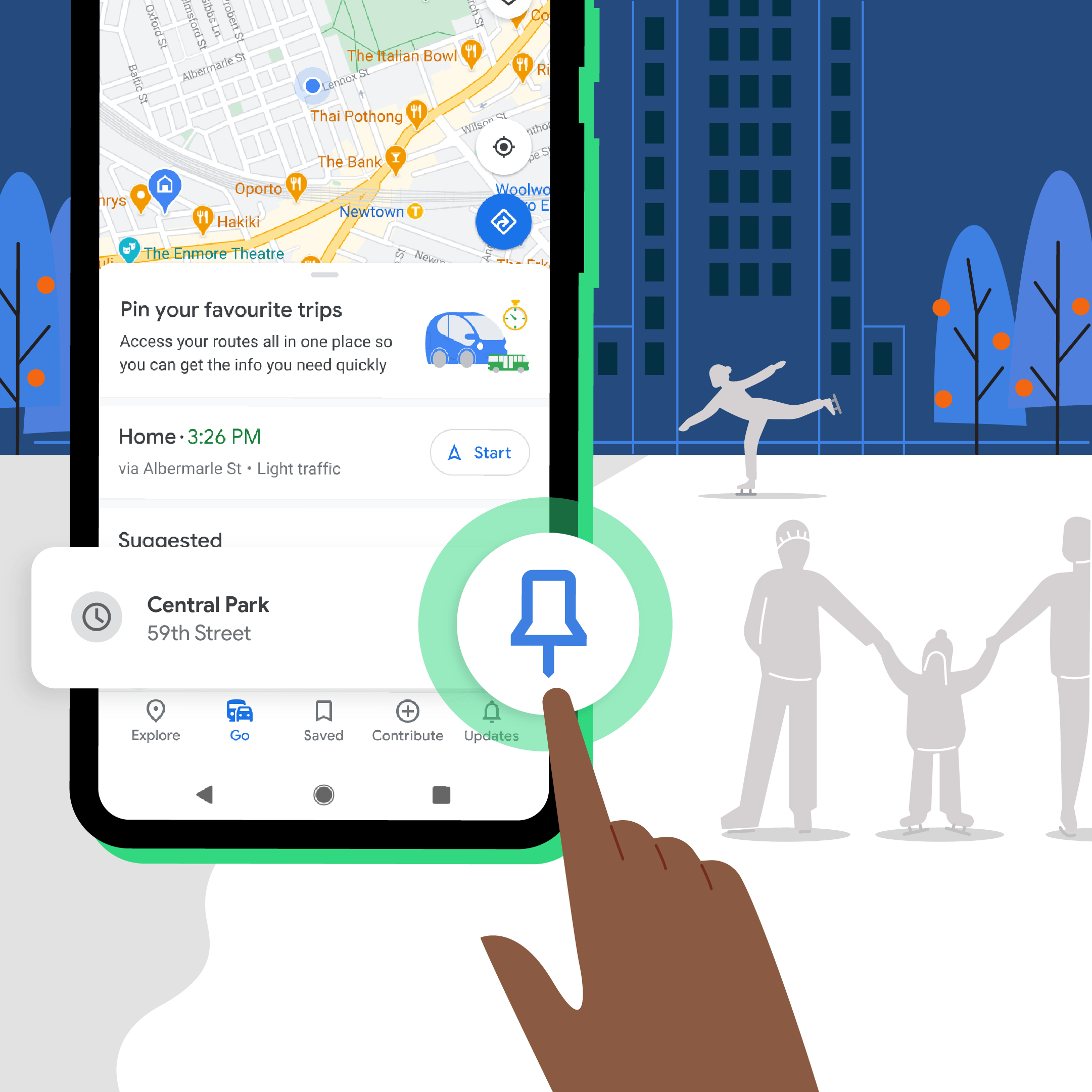 New Google Maps Go tab lists your frequent destinations - 9to5Google