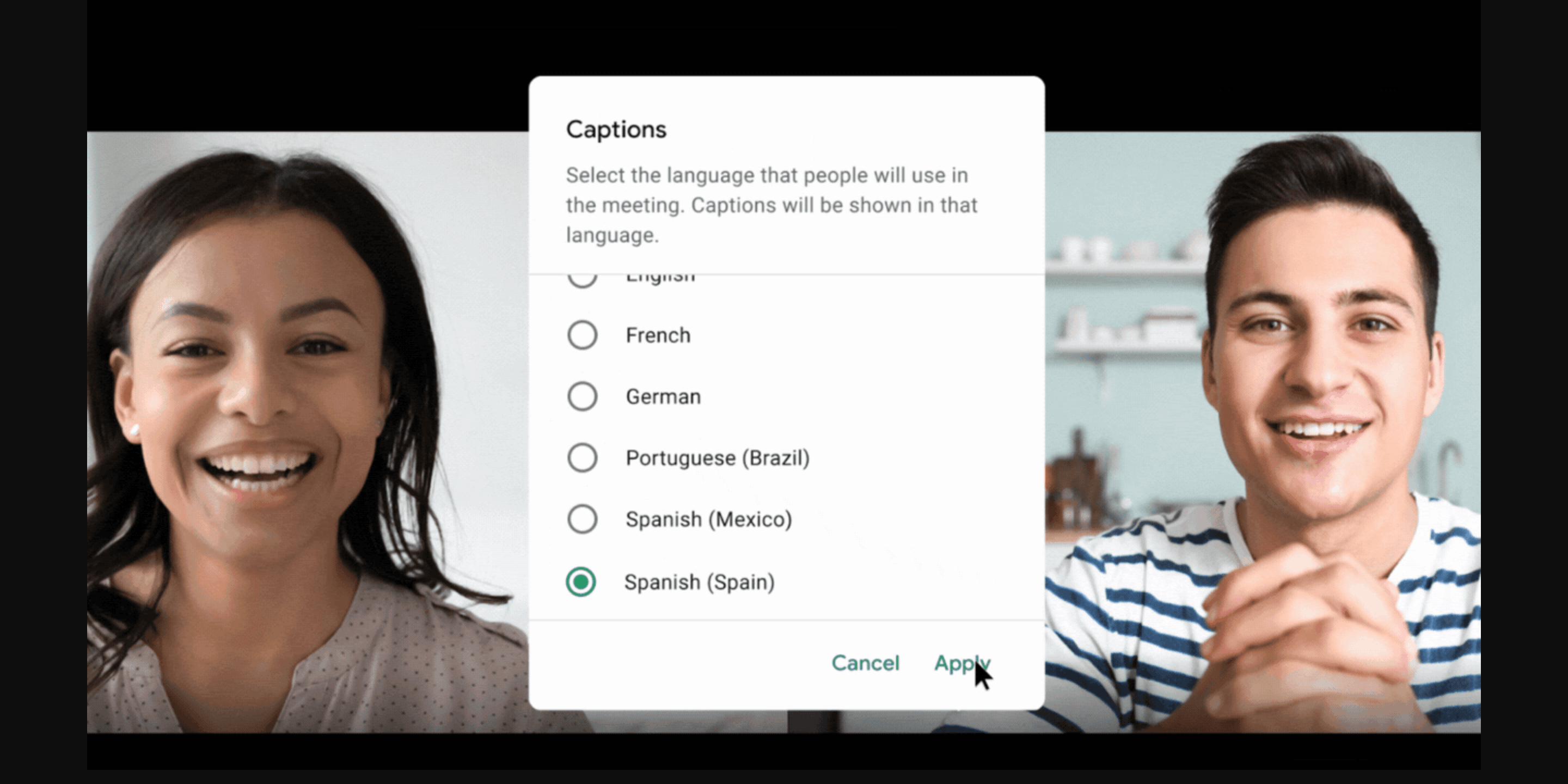 Google Meet gets live captions in French, Spanish and, more - 9to5Google