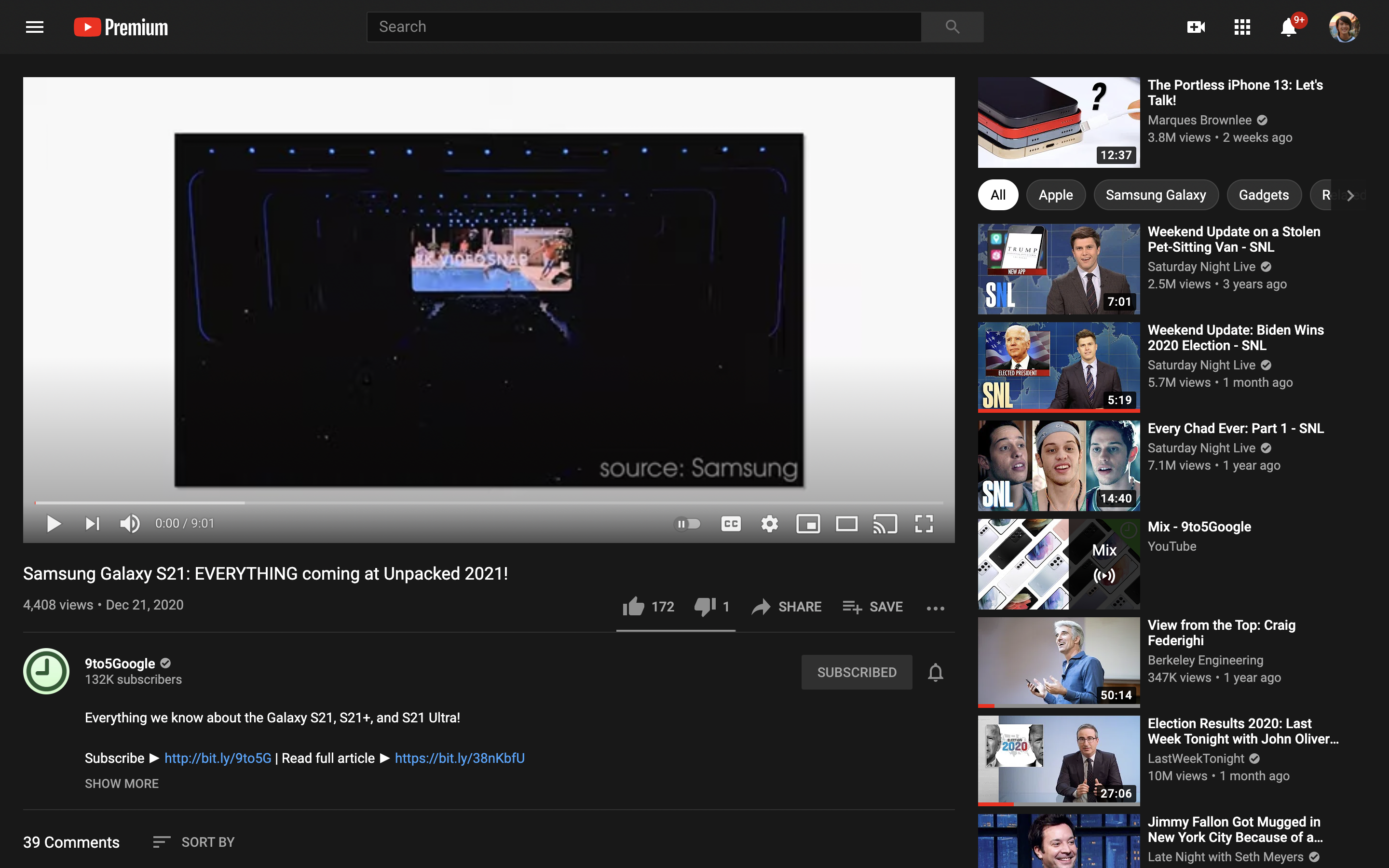 YouTube on the web tests autoplay controls in video player - 9to5Google