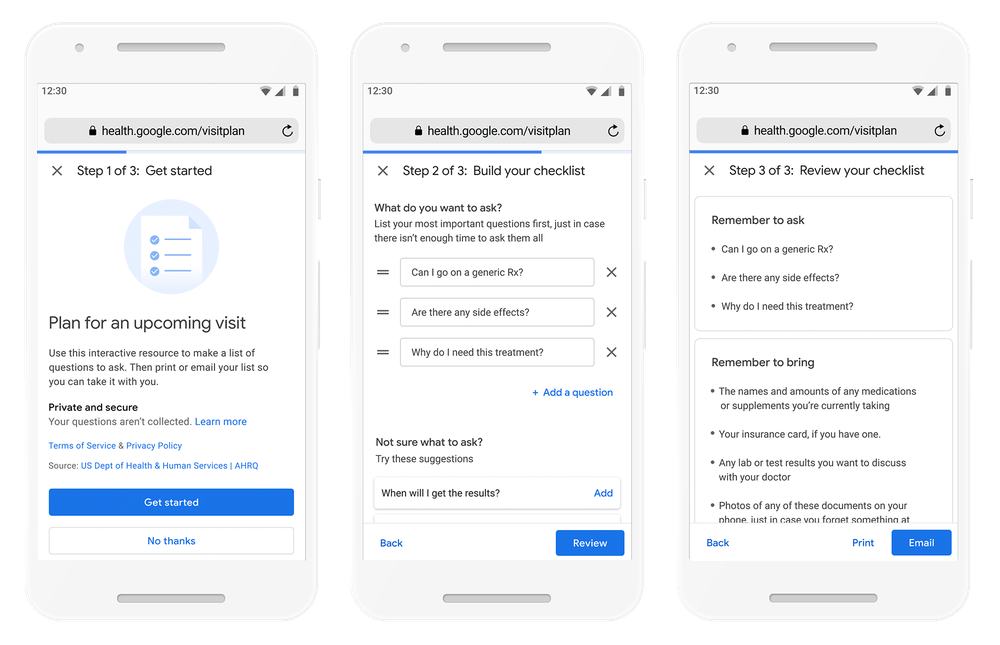 New Google Health tool helps you plan a doctor's visits - 9to5Google
