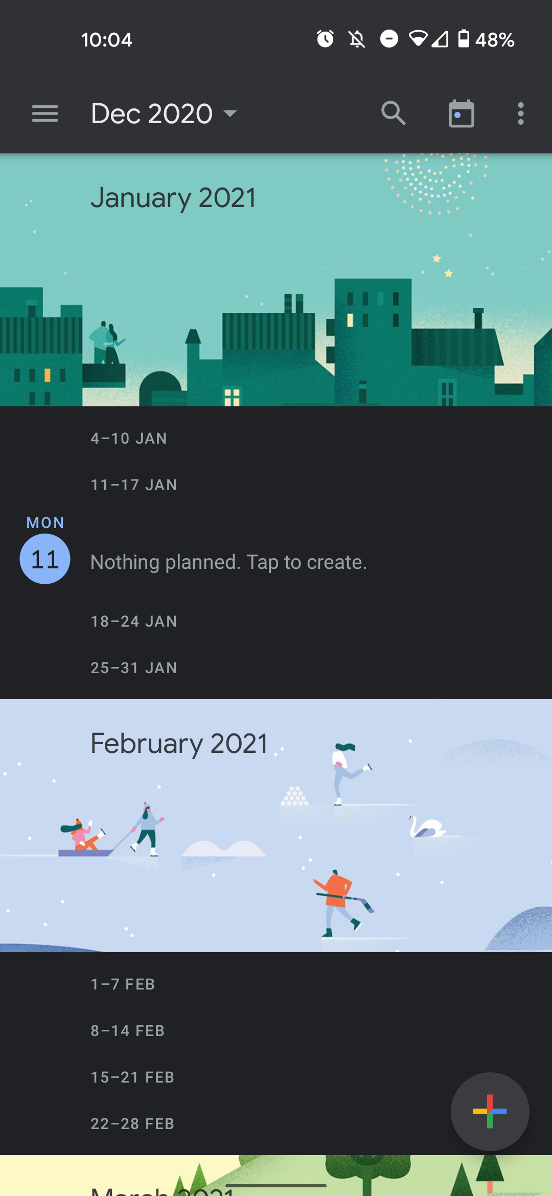Google Calendar shifts search button to top navbar for easier access