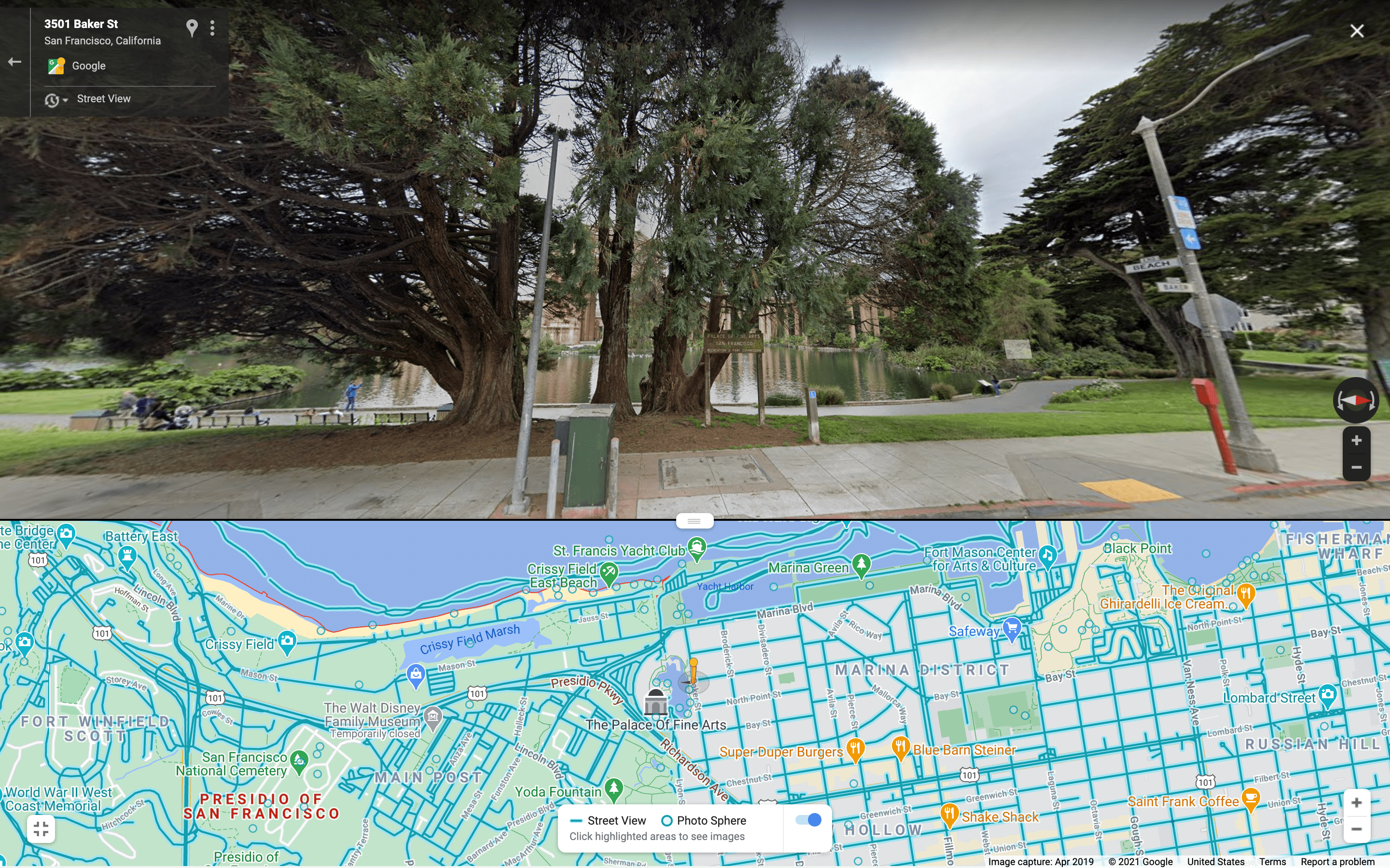 Google Maps Street View gets split screen UI on Android