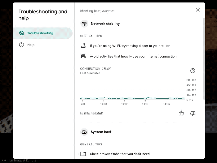 Google Meet adds ‘Troubleshooting’ menu for real-time network, system ...