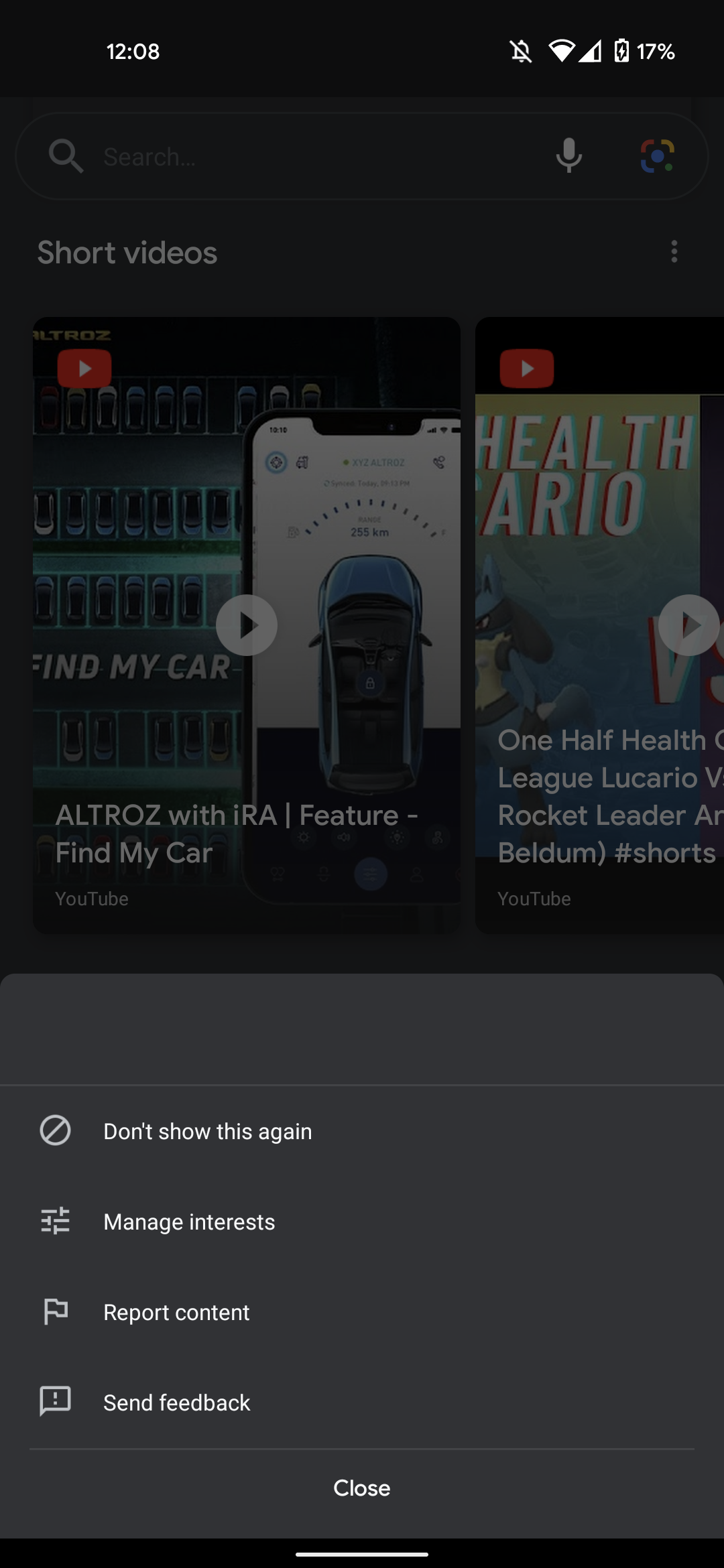 Google Discover surfacing YouTube in 'Short videos' carousel - 9to5Google