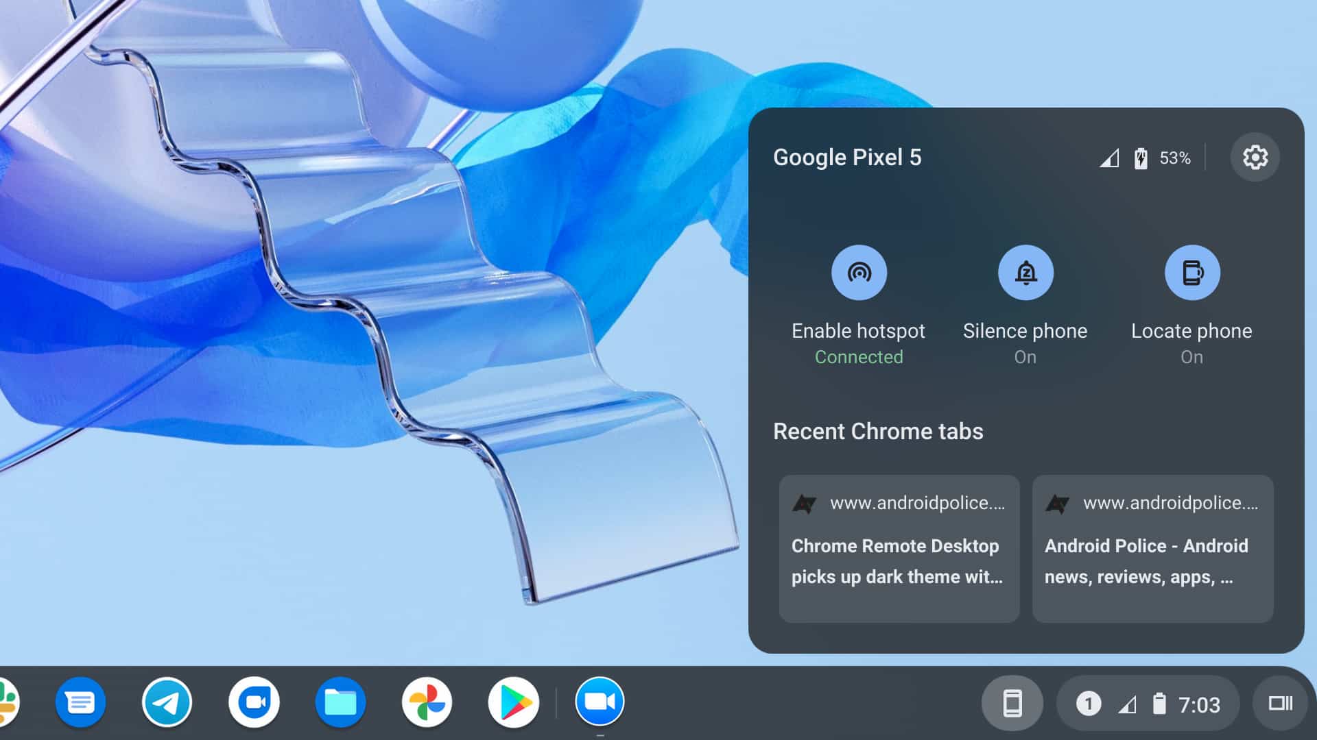 Android 'Phone Hub' begins arriving in Chrome OS [Gallery] - 9to5Google