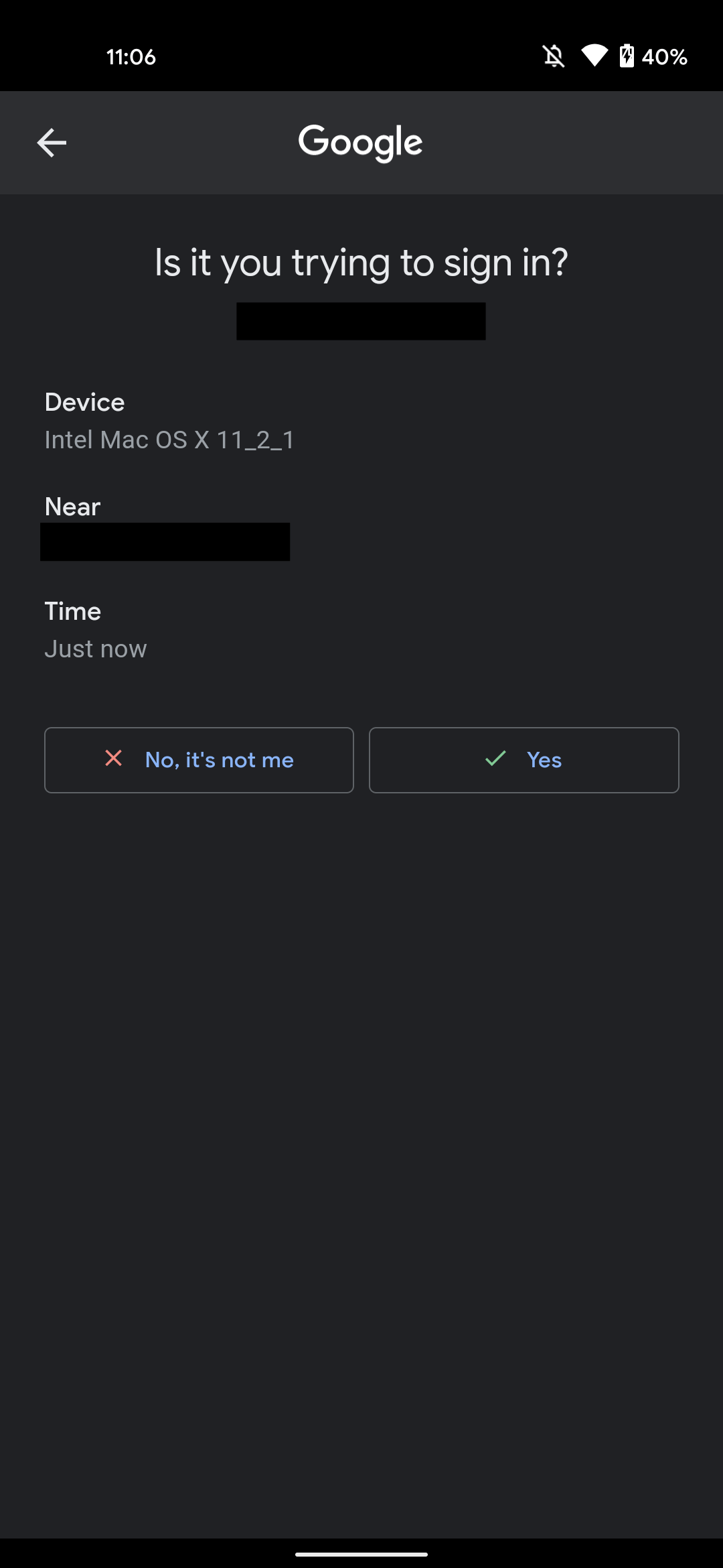 Google Prompt 2FA UI on Android gets dark theme - 9to5Google