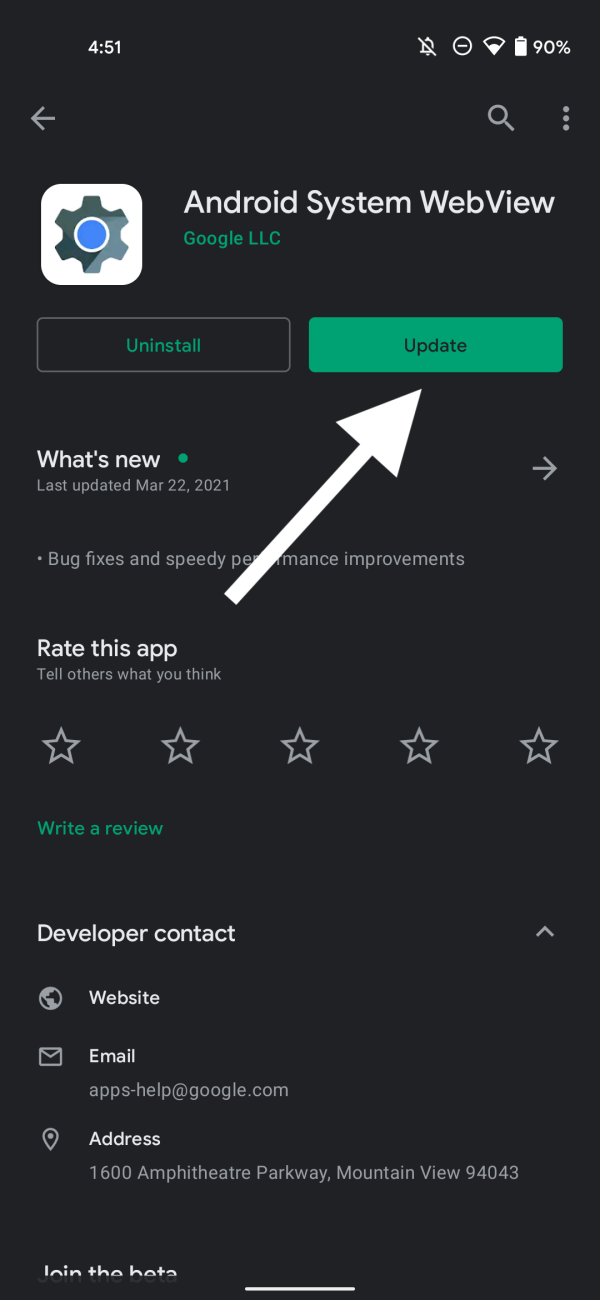PSA: Update Android System WebView to fix crashing apps - 9to5Google