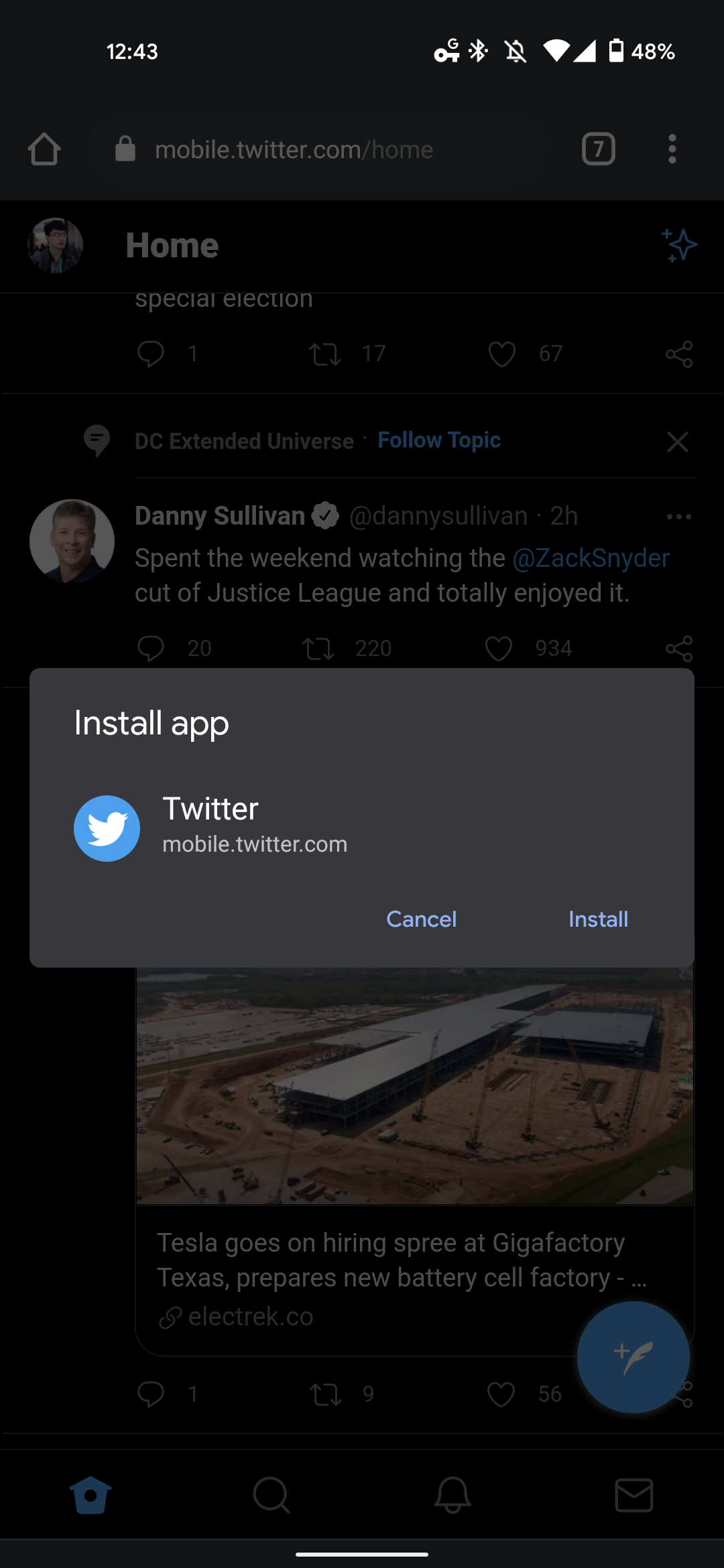 Chrome for Android getting new PWA install UI - 9to5Google