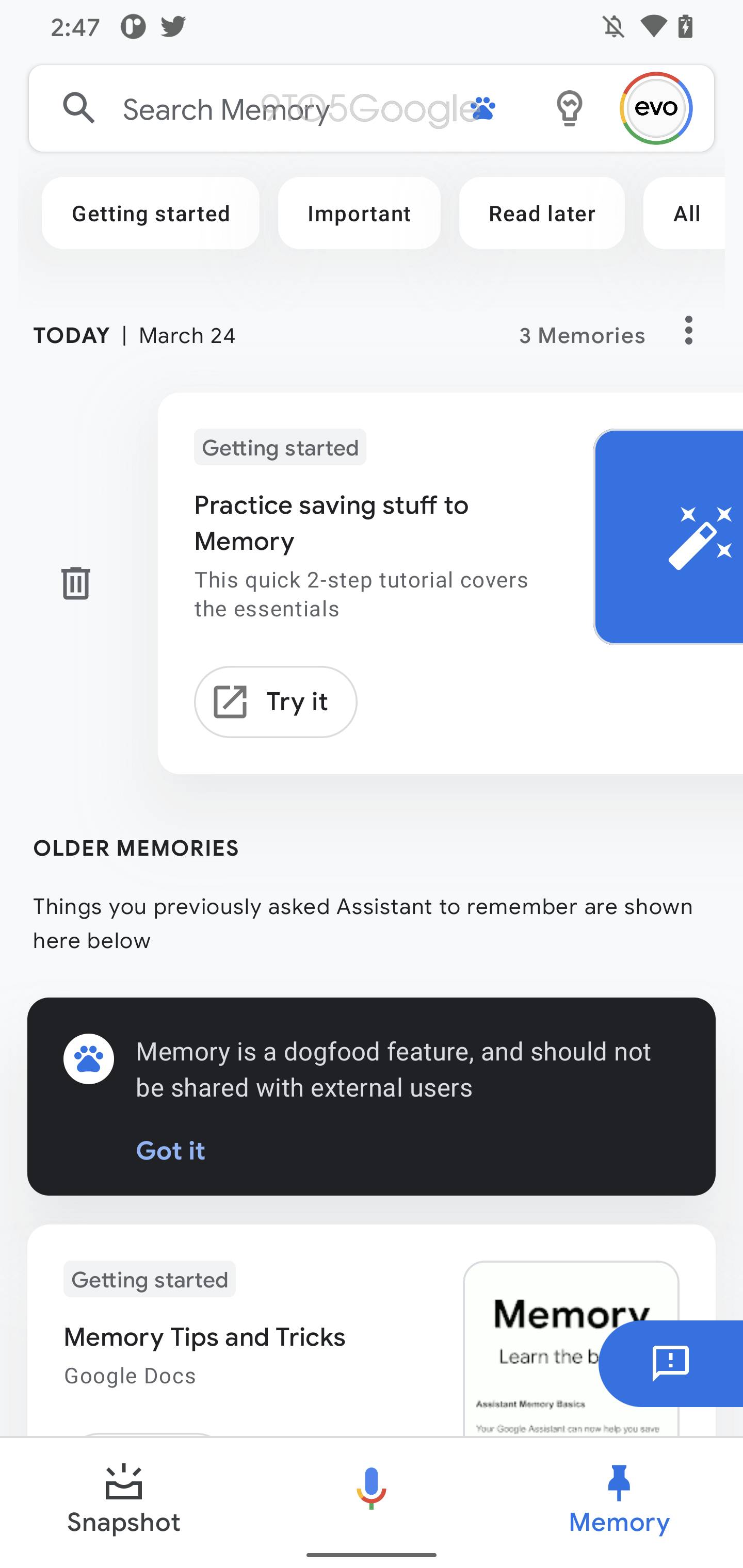 Google looks to have stopped developing ‘Assistant Memory’ - 9to5Google