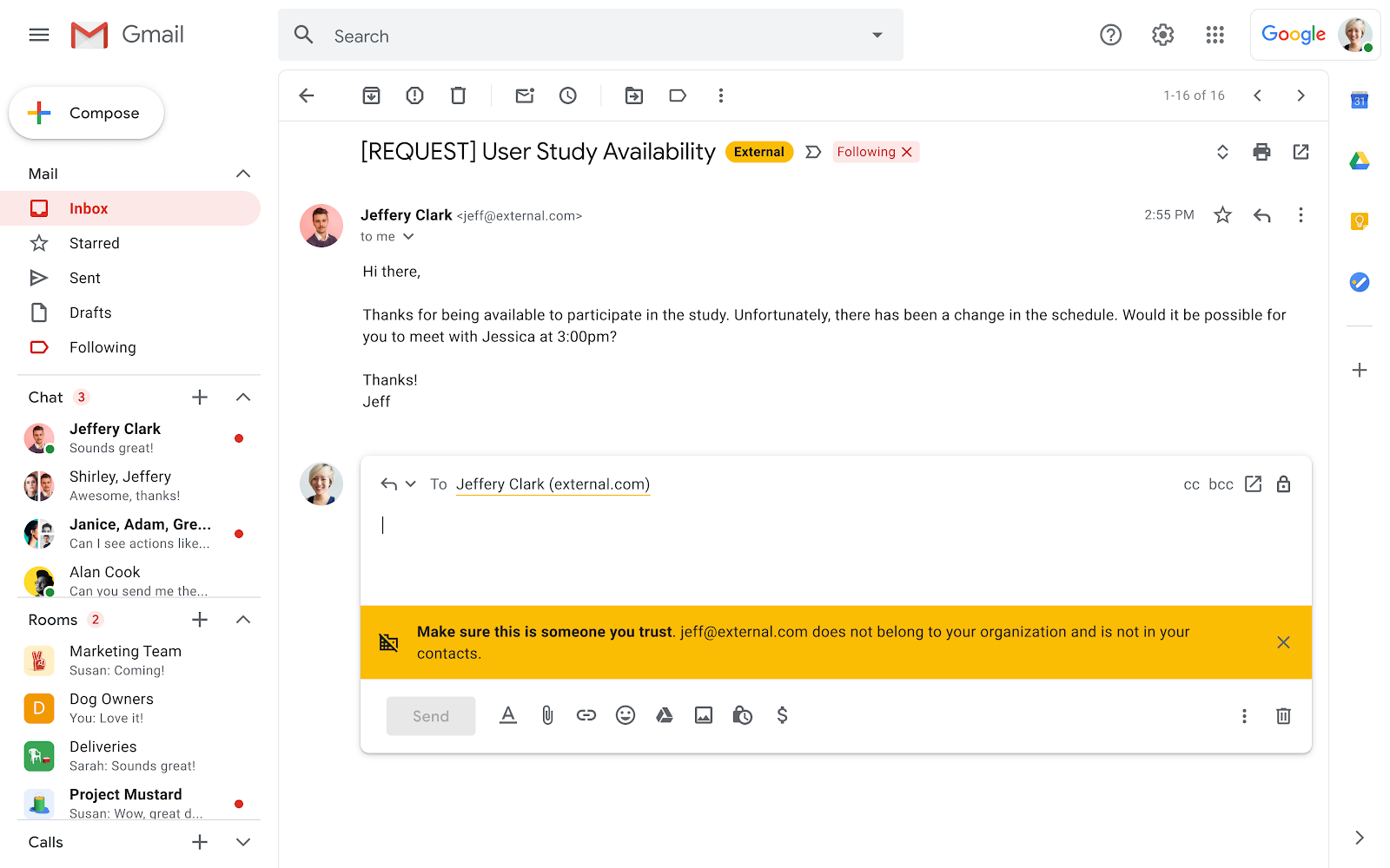 Gmail adds ‘External’ badge to emails from outside your Google ...