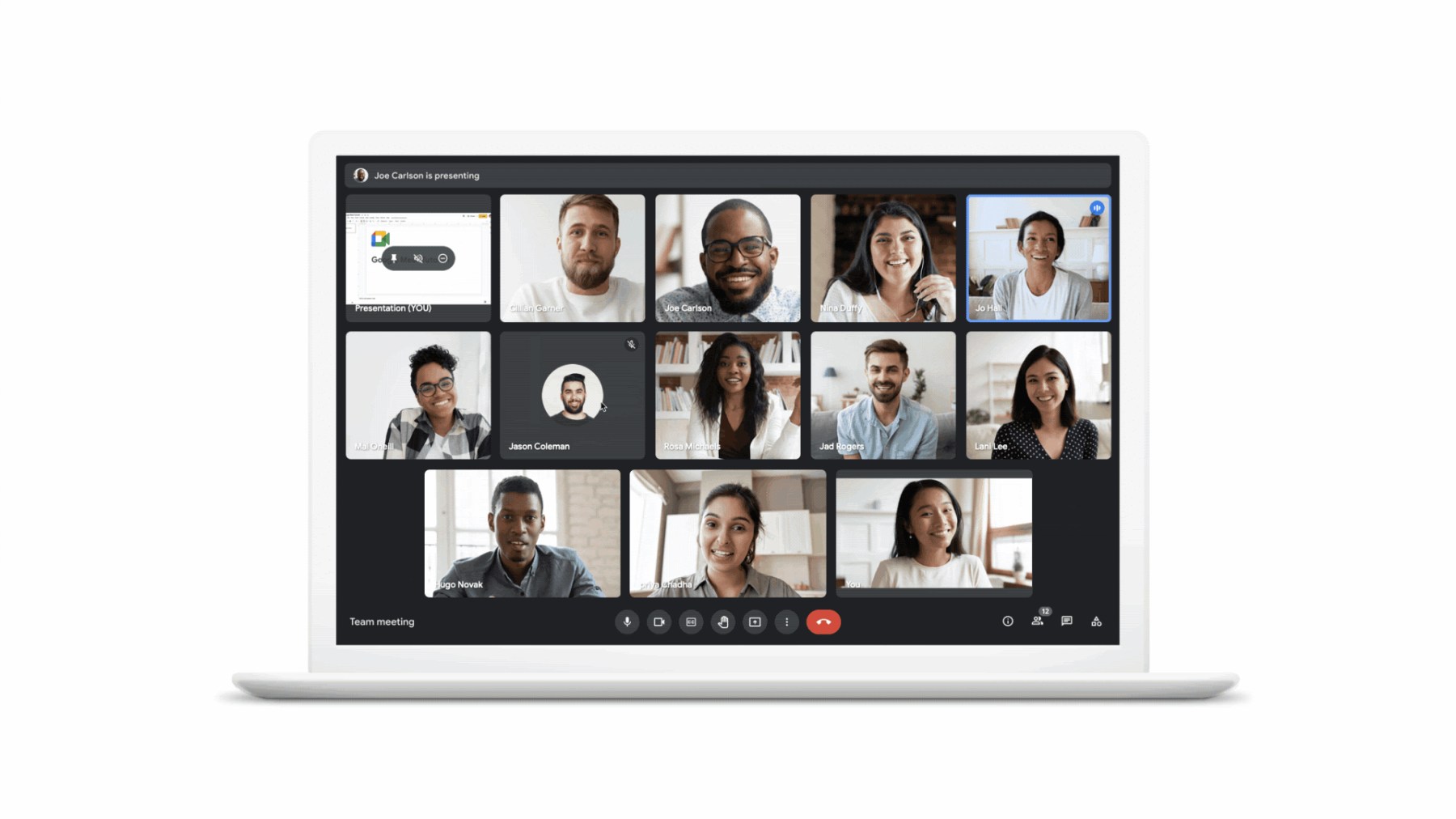 New Google Meet UI: Better controls, video backgrounds - 9to5Google