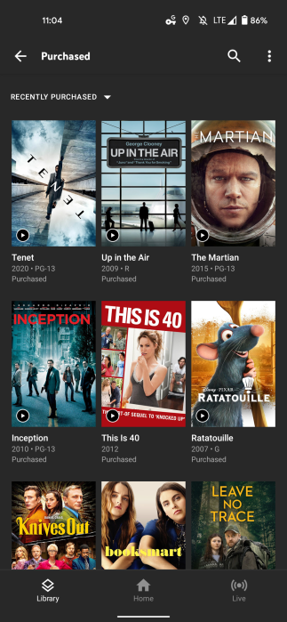 YouTube TV now lets you play YouTube movie purchases - 9to5Google