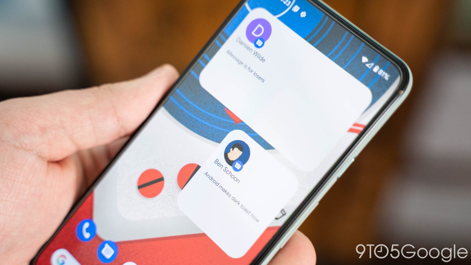 Android 12 DP3: Conversations widget appears for some - 9to5Google