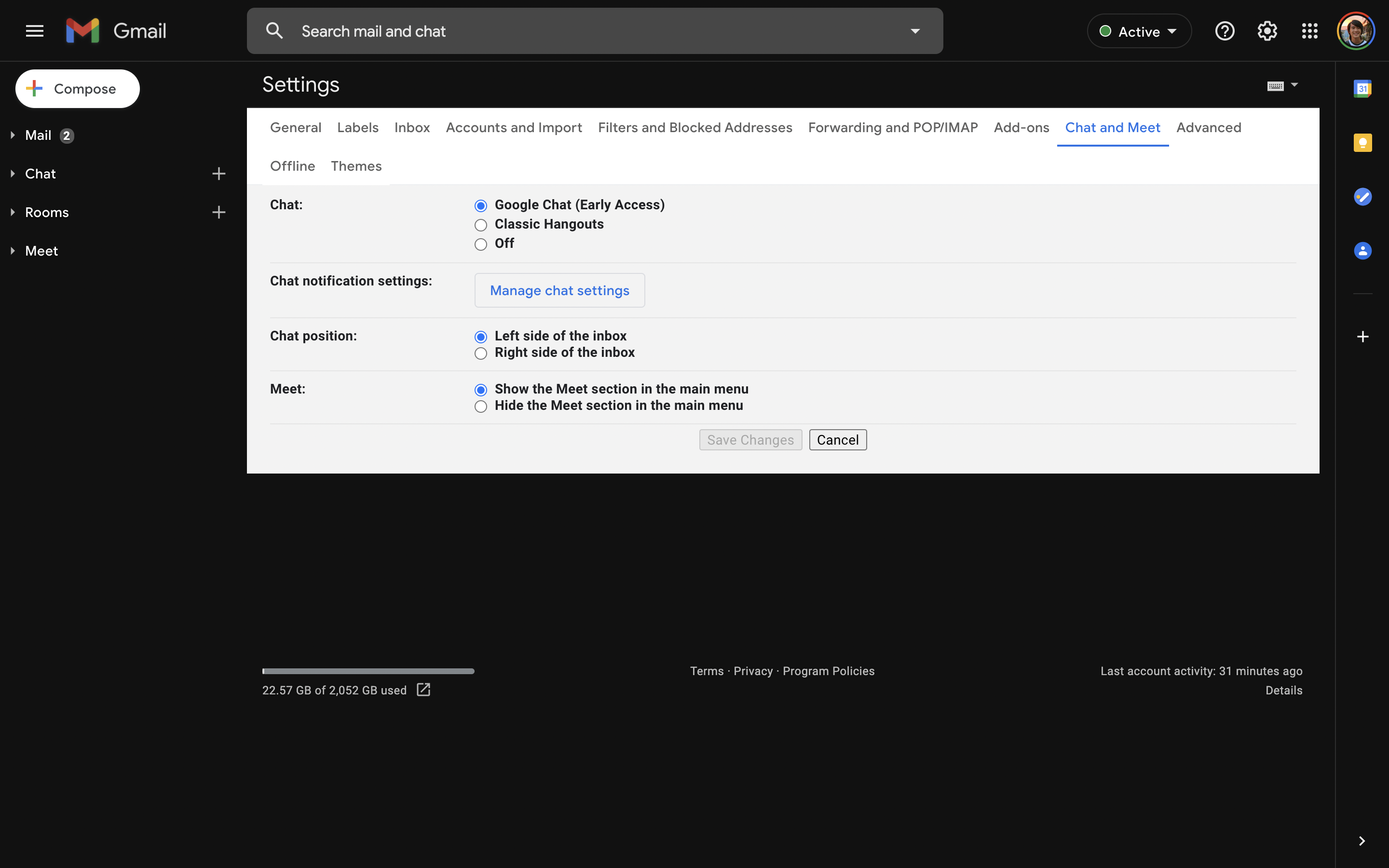 New Gmail with Google Chat tabs rolling out, how to turn on - 9to5Google