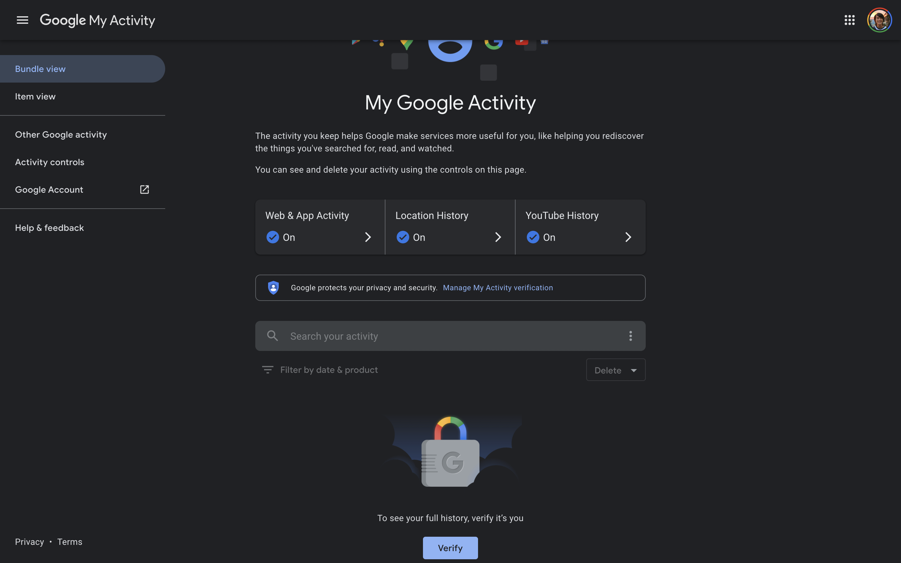 You can require a password to access Google 'My Activity' - 9to5Google