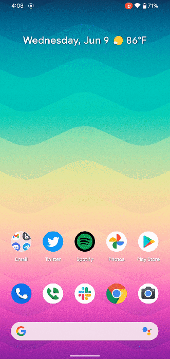 Android 12 Beta debuts colorful charging animation - 9to5Google