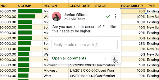 Google Sheets adds dedicated sidebar to review comments - 9to5Google