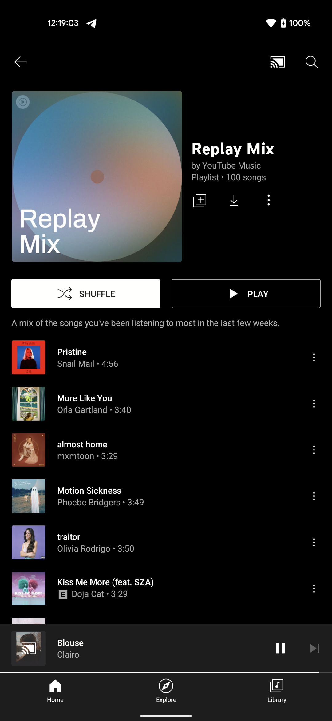 YouTube Music adds new 'Replay Mix' of most played tracks - 9to5Google