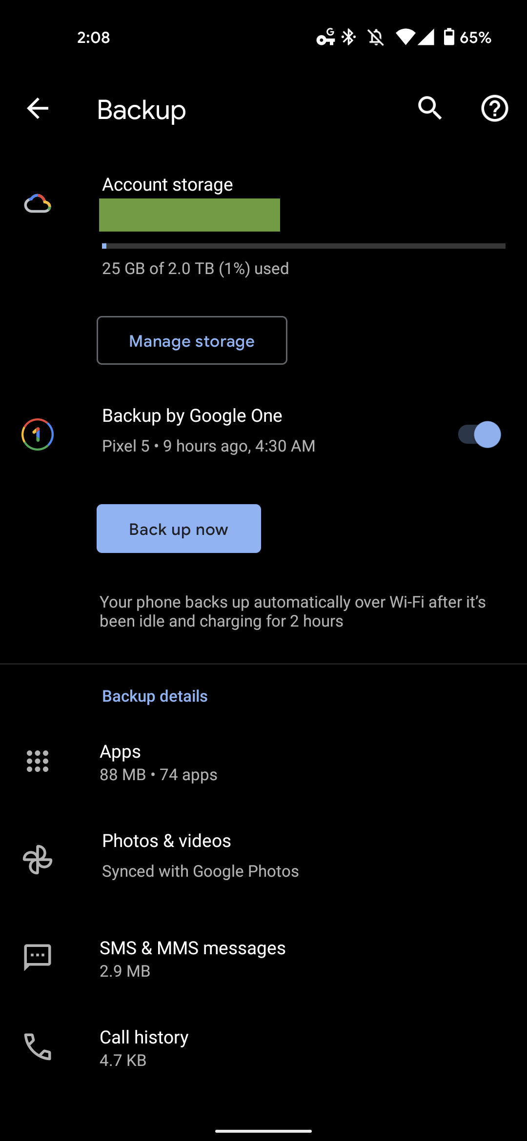New unified ‘Backup by Google One’ system, UI widely appearing in ...