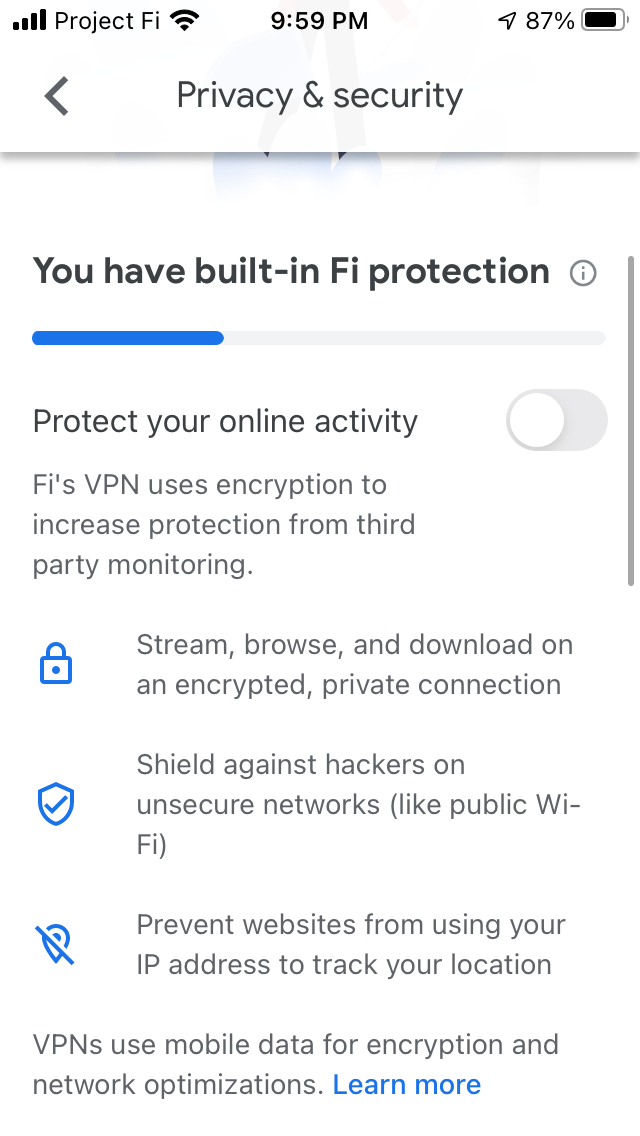 Google Fi brings its built-in VPN to iPhone users [Update: Now available]