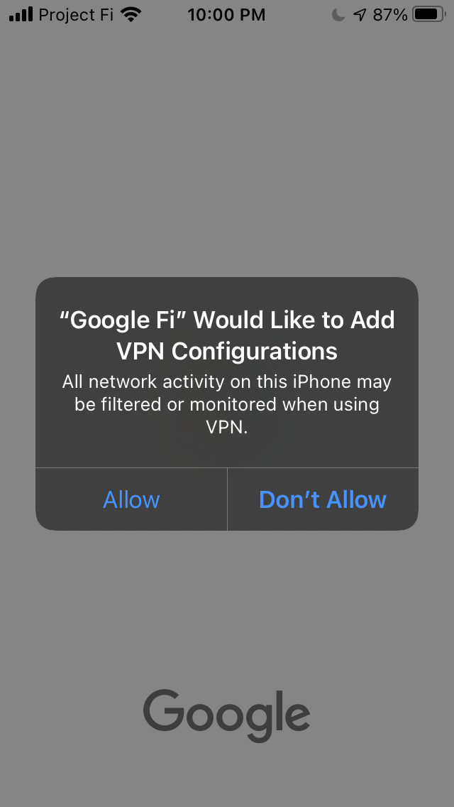 Google Fi brings its built-in VPN to iPhone users [Update: Now available]