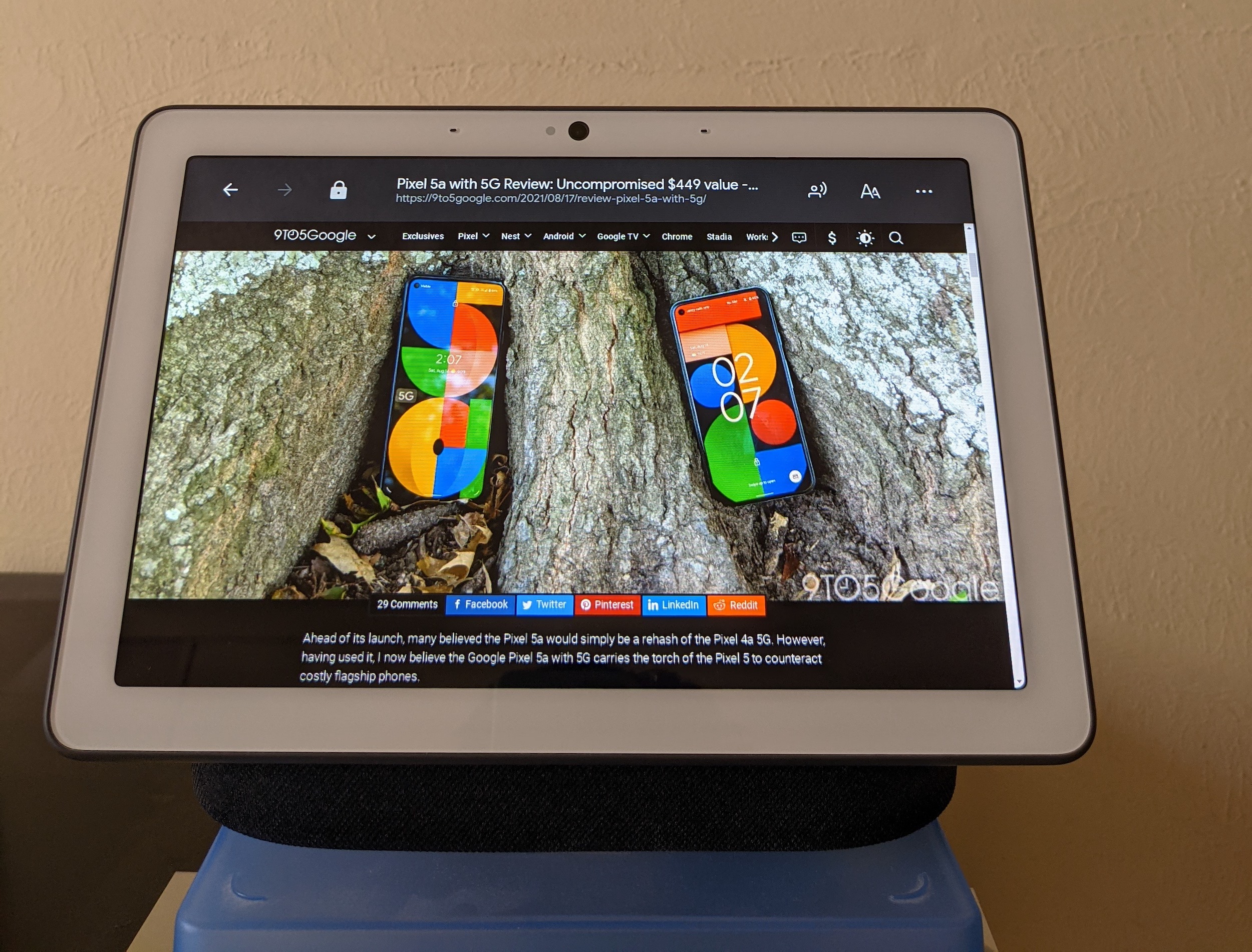 Nest Hub browser adds read TTS, Assistant 'open' command - 9to5Google