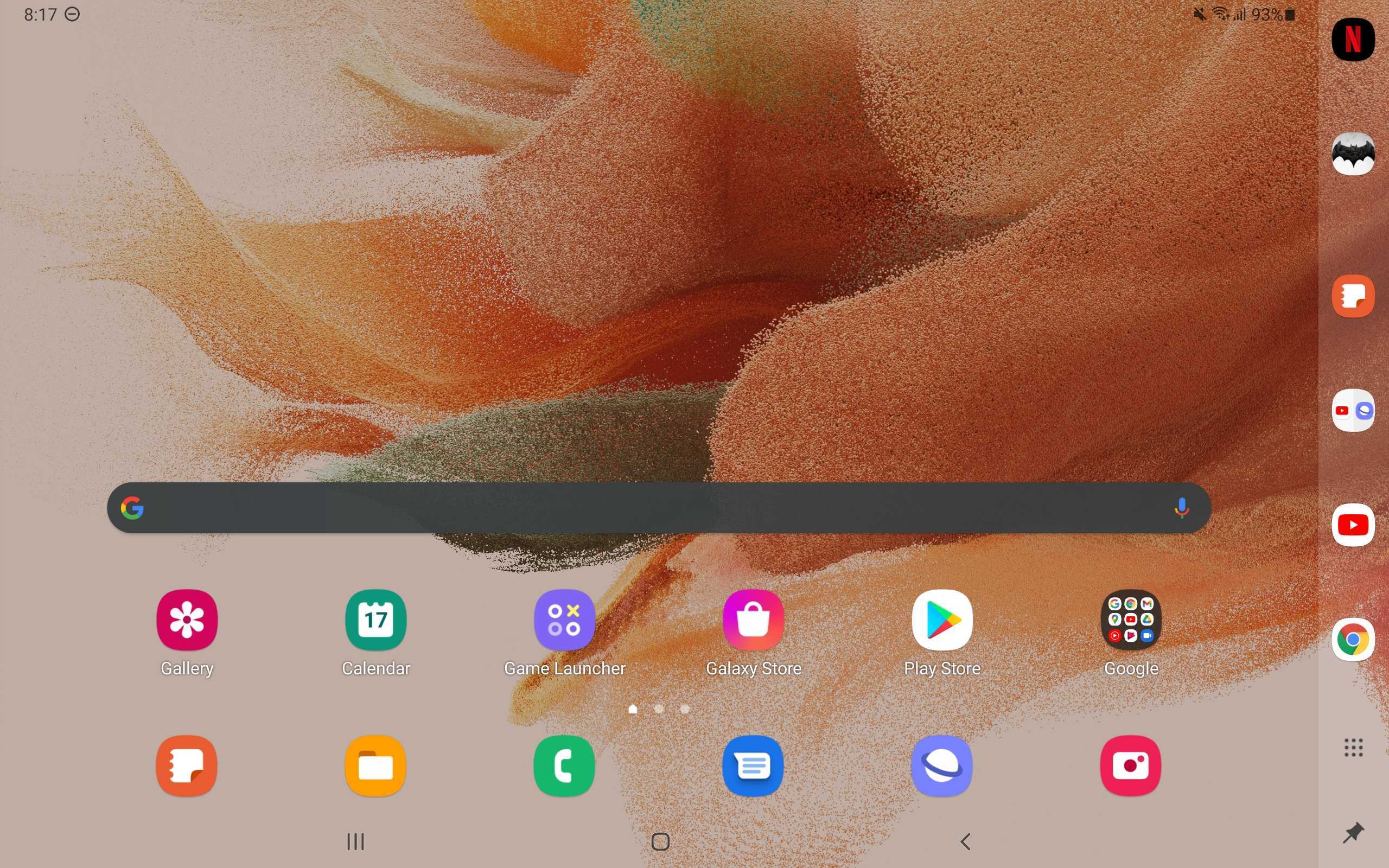 Galaxy Tab S7 'taskbar' arrives in latest update - 9to5Google