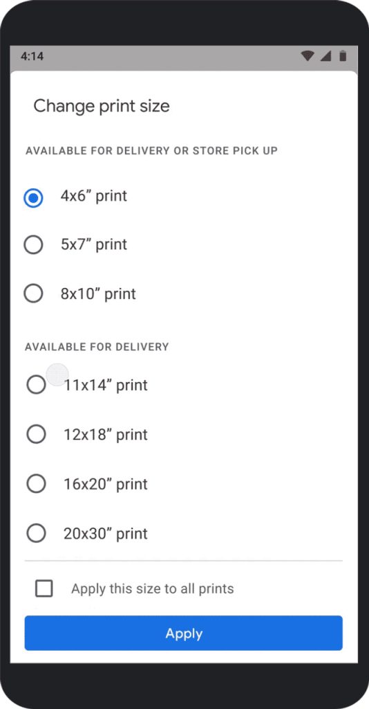 Google Photos now offers regular prints in more sizes and with home ...