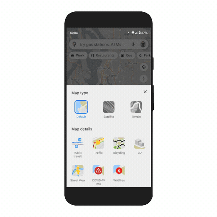 Google Maps adds ‘Fire’ as a top-level layer, bringing ‘Tree Canopy ...
