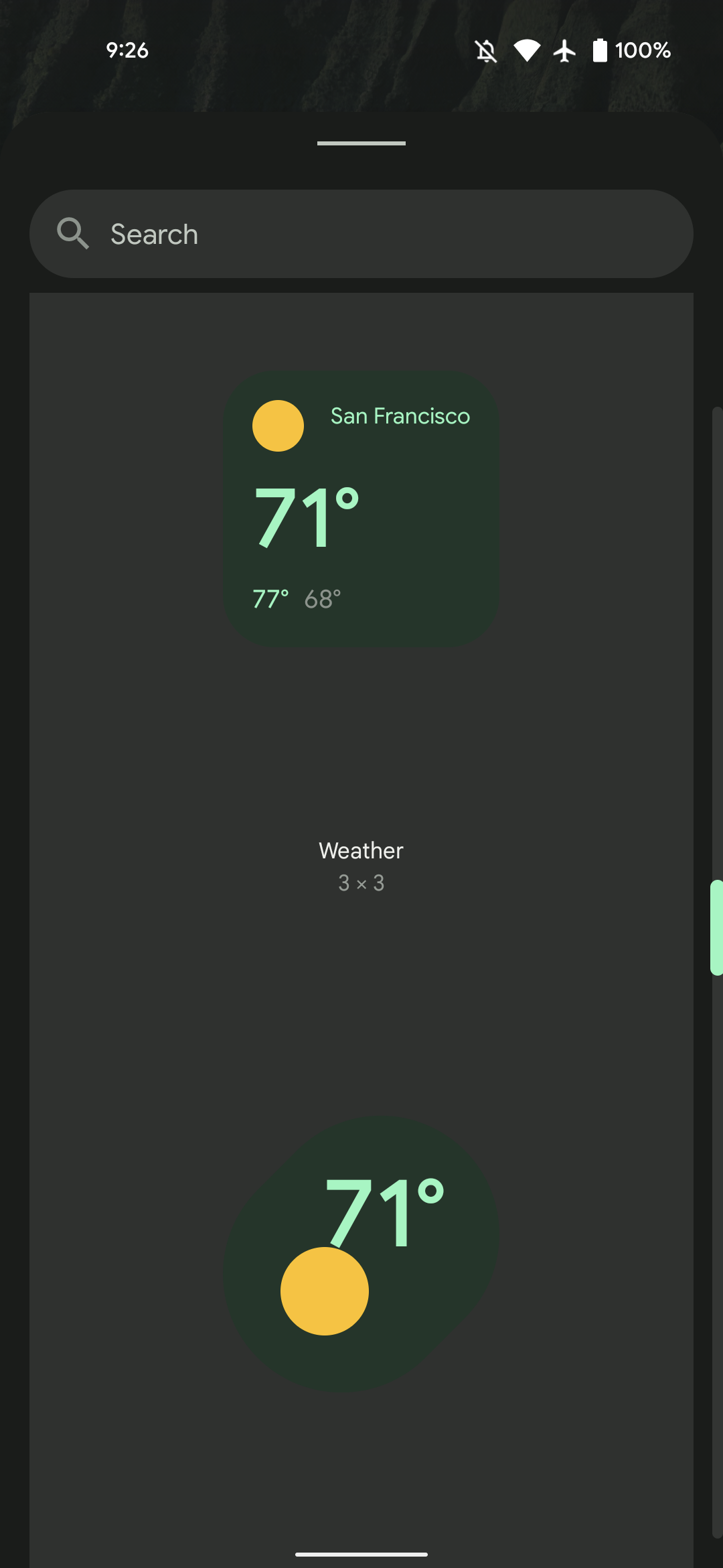 Material You weather widgets go live on Android 12 with latest Google ...
