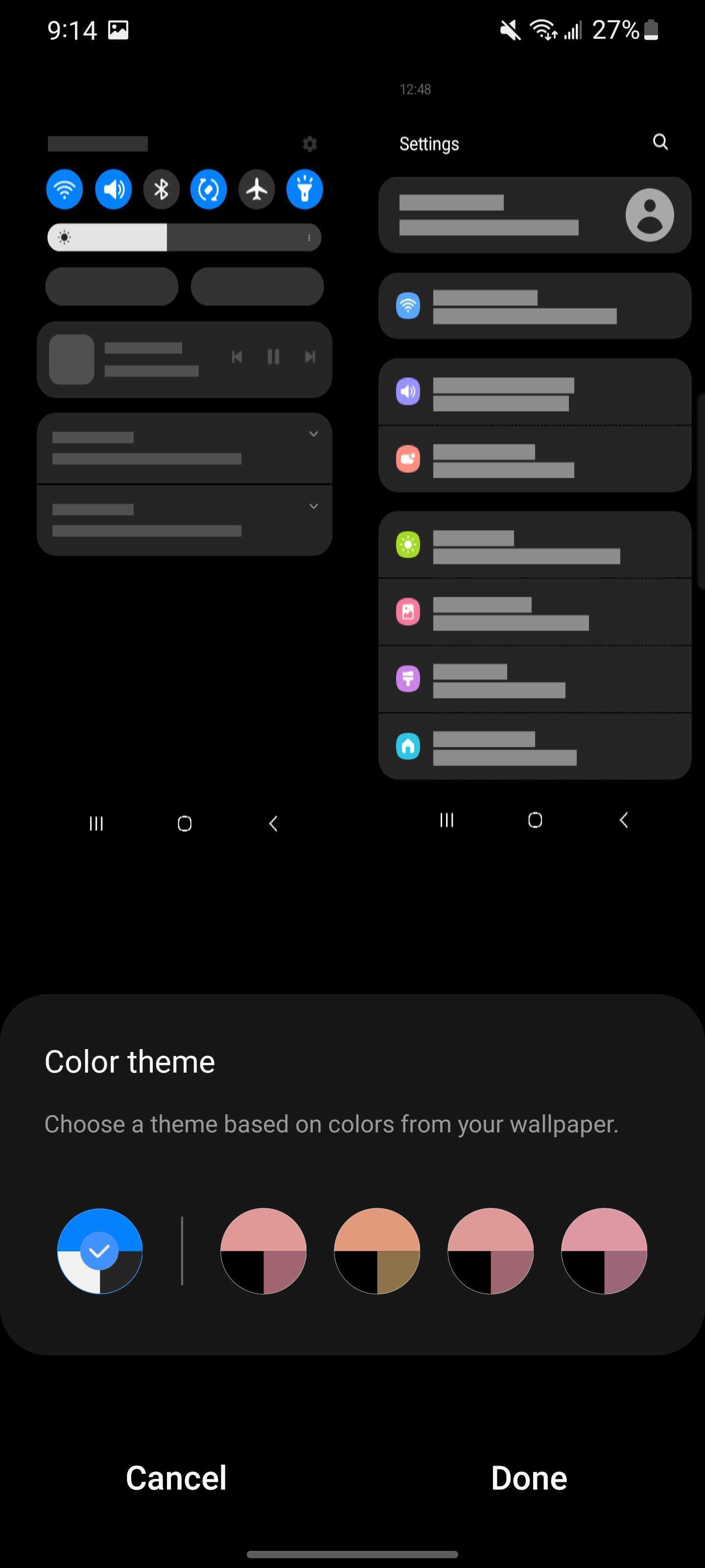 Samsung adopts Android 12’s wallpaper-based color themes in second beta ...