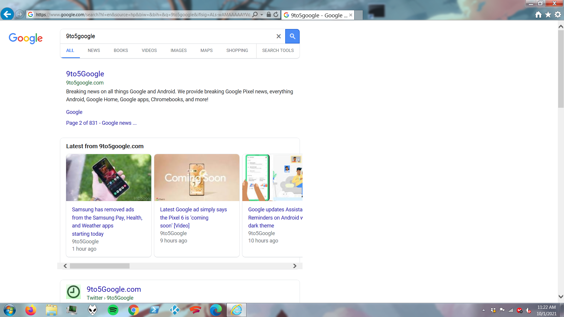 Google Search no longer supports Internet Explorer 11 - 9to5Google