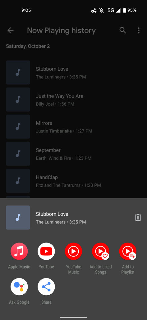 Pixel Now Playing getting UI redesign, favorites, cloud search - 9to5Google