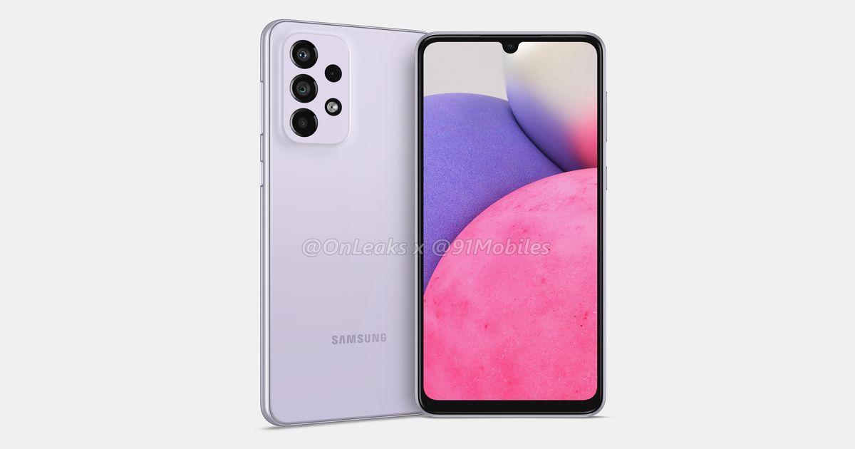 Samsung Galaxy A33 renders showcases familiar look - 9to5Google
