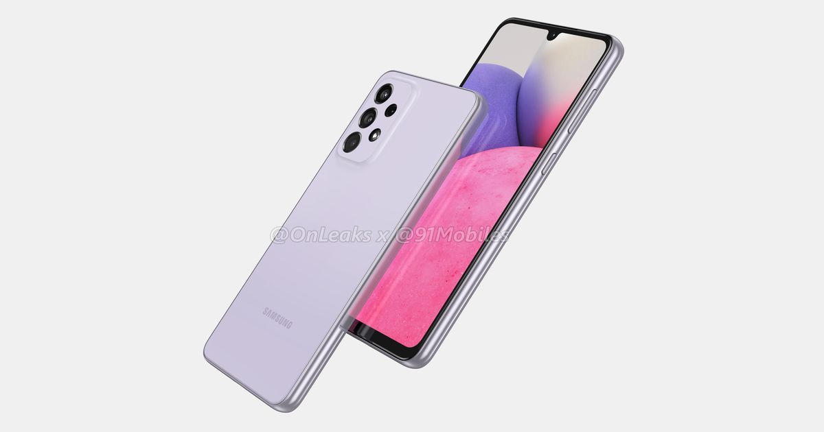 Samsung Galaxy A33 renders showcases familiar look - 9to5Google