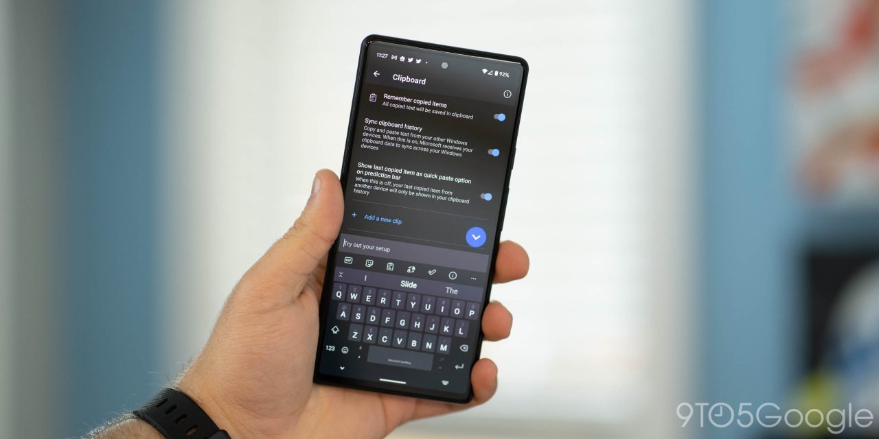 Android gets Windows clipboard sync through SwiftKey - 9to5Google