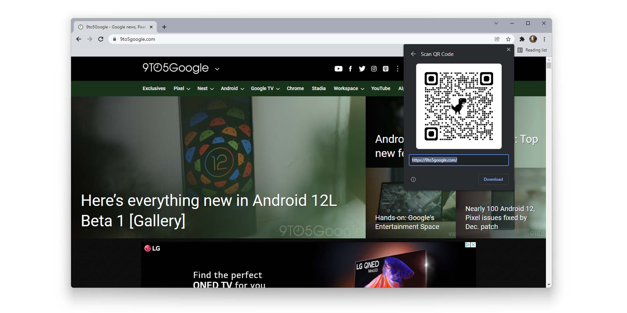 How to use the share button in Google Chrome on desktop and Android ...